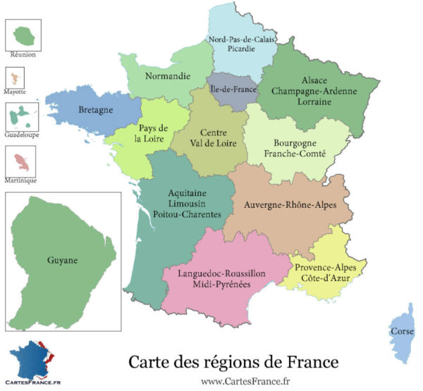 Divisions administratives en France - Talk and Chalk Idiomas